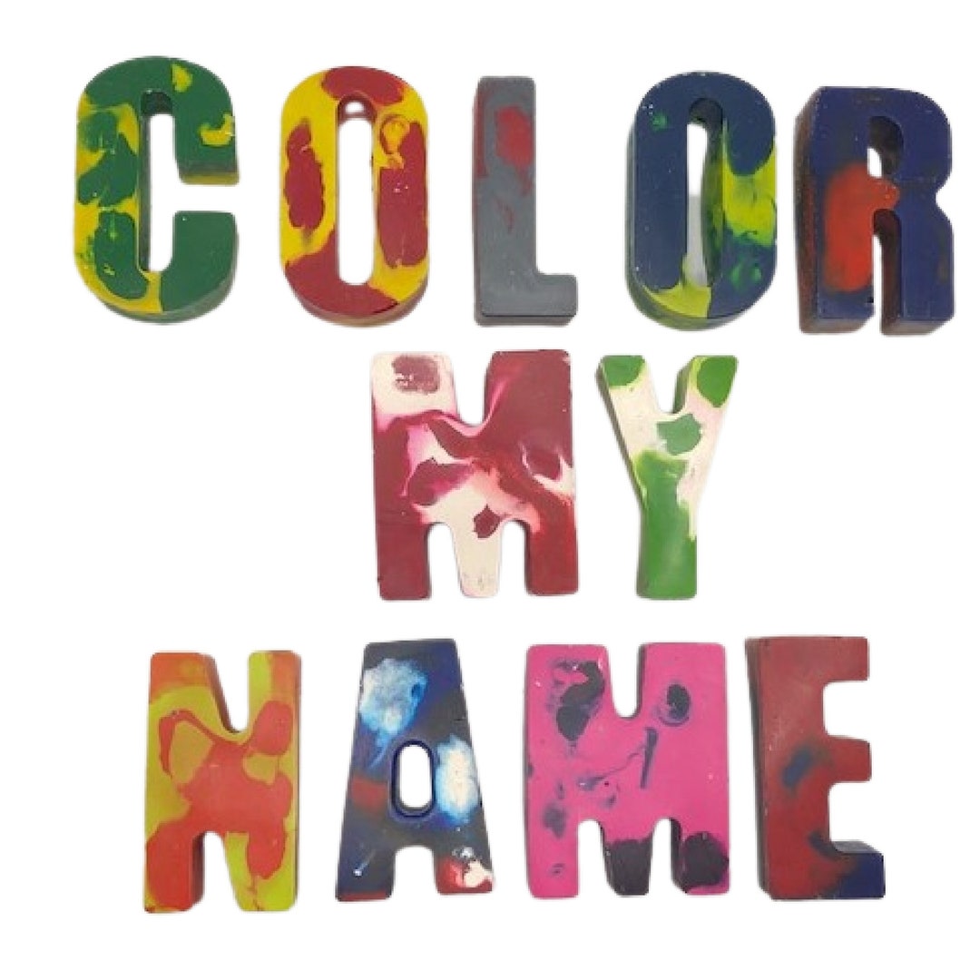 Color My Name Alphabet Letter Crayons - Fun Learning How to Spell Name ...