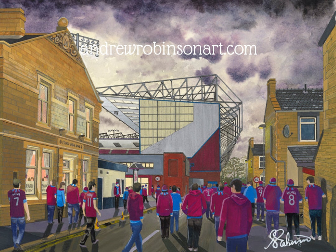 Burnley. Turf Moor Stadium Standard Poster: Football Club Memorabilia ...