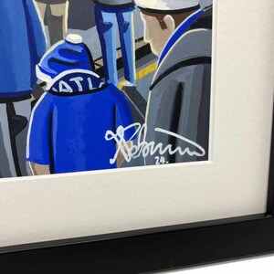 Matlock, Causeway Lane Stadium. Framed, High Quality Football Stadium ...