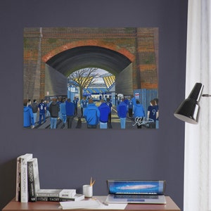 Millwall, the Den Stadium, Standard Poster, Wall Art Football Club FC ...