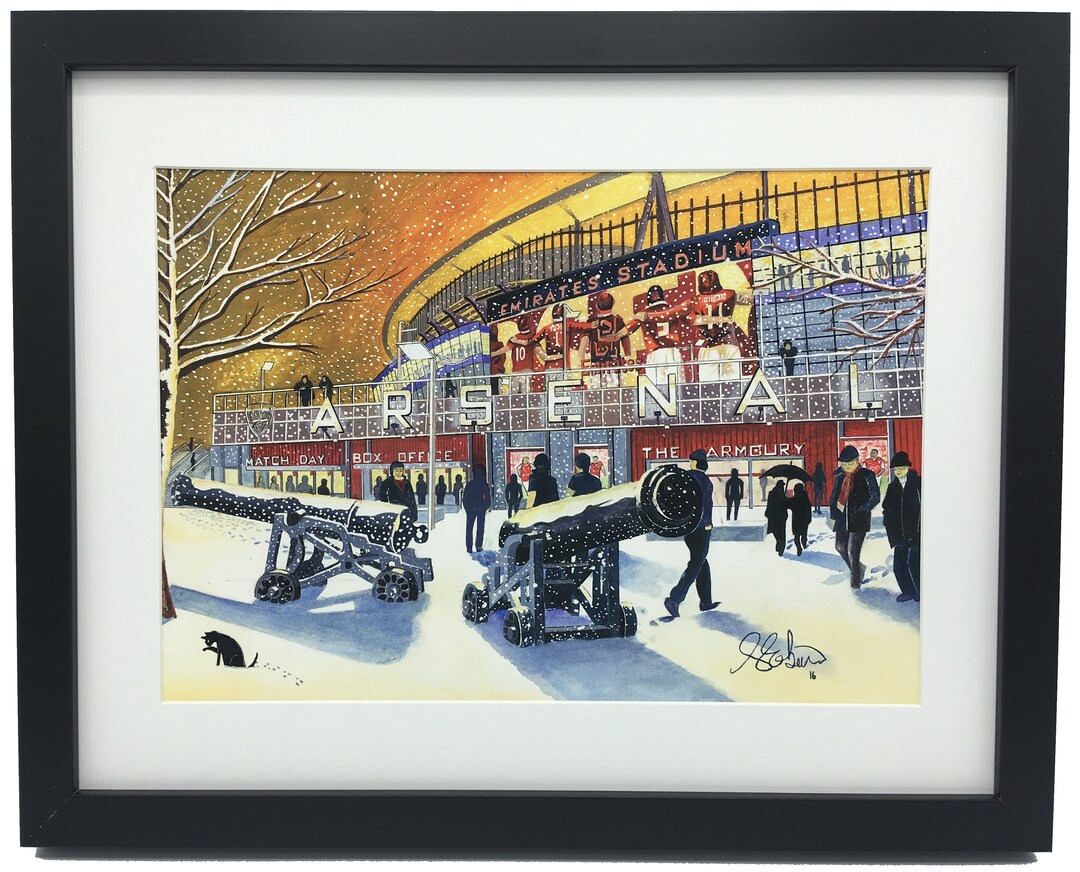 Arsenal. Stadium Framed Fine Art Print: Football Club Memorabilia Gift ...