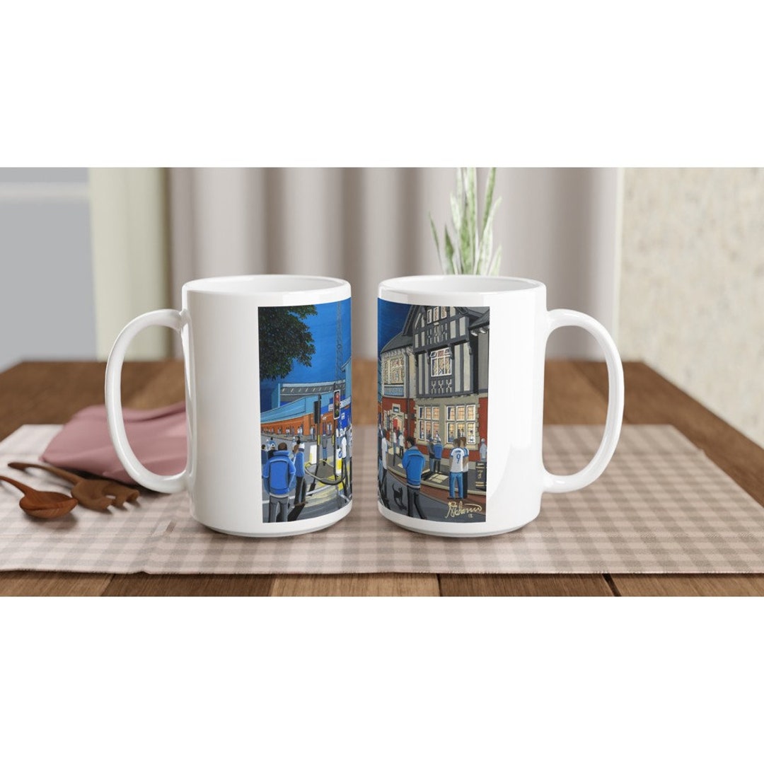 Tranmere R's, Prenton Pk Stadium White 15oz Ceramic Football Mug ...