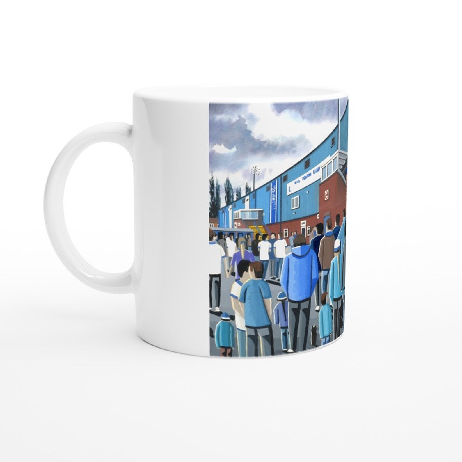 Taza del Bury Football Club de 325 ml: Regalo para aficionados del ...