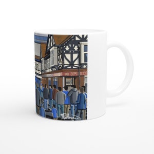 Portsmouth, Fratton Park Stadium. White 11oz Ceramic Football Mug.ideal ...