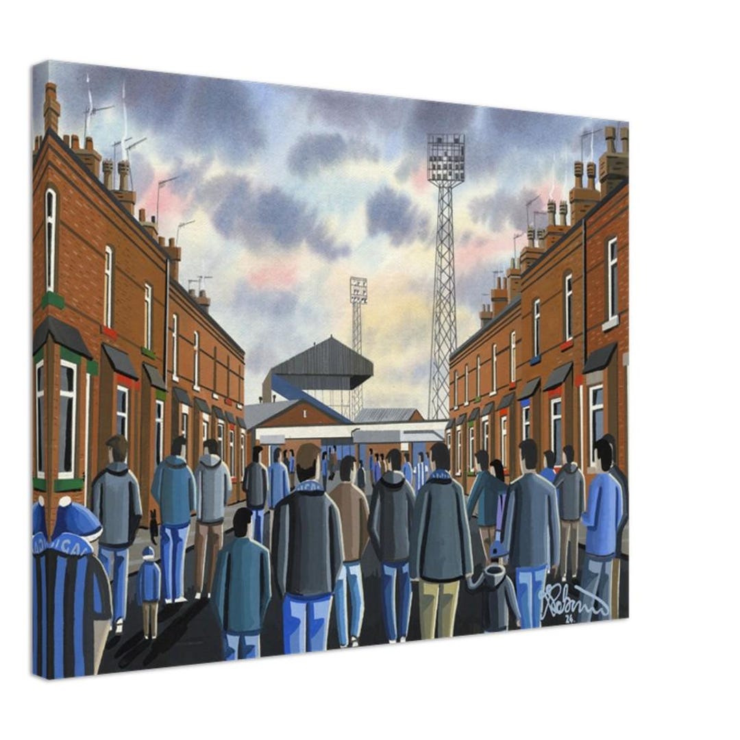 Wigan, Springfield Park Stadium. Football Club Canvas Print. Ideal Gift ...
