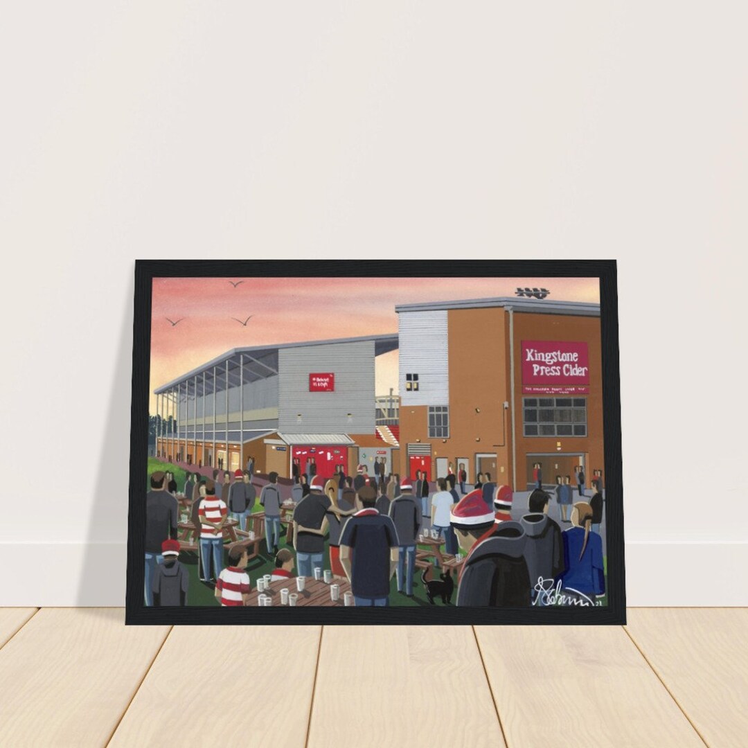 Leigh Rugby League, Leigh Sports Village. Premium Matte Paper Wooden ...