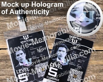 Bruce Wayne Id | Etsy