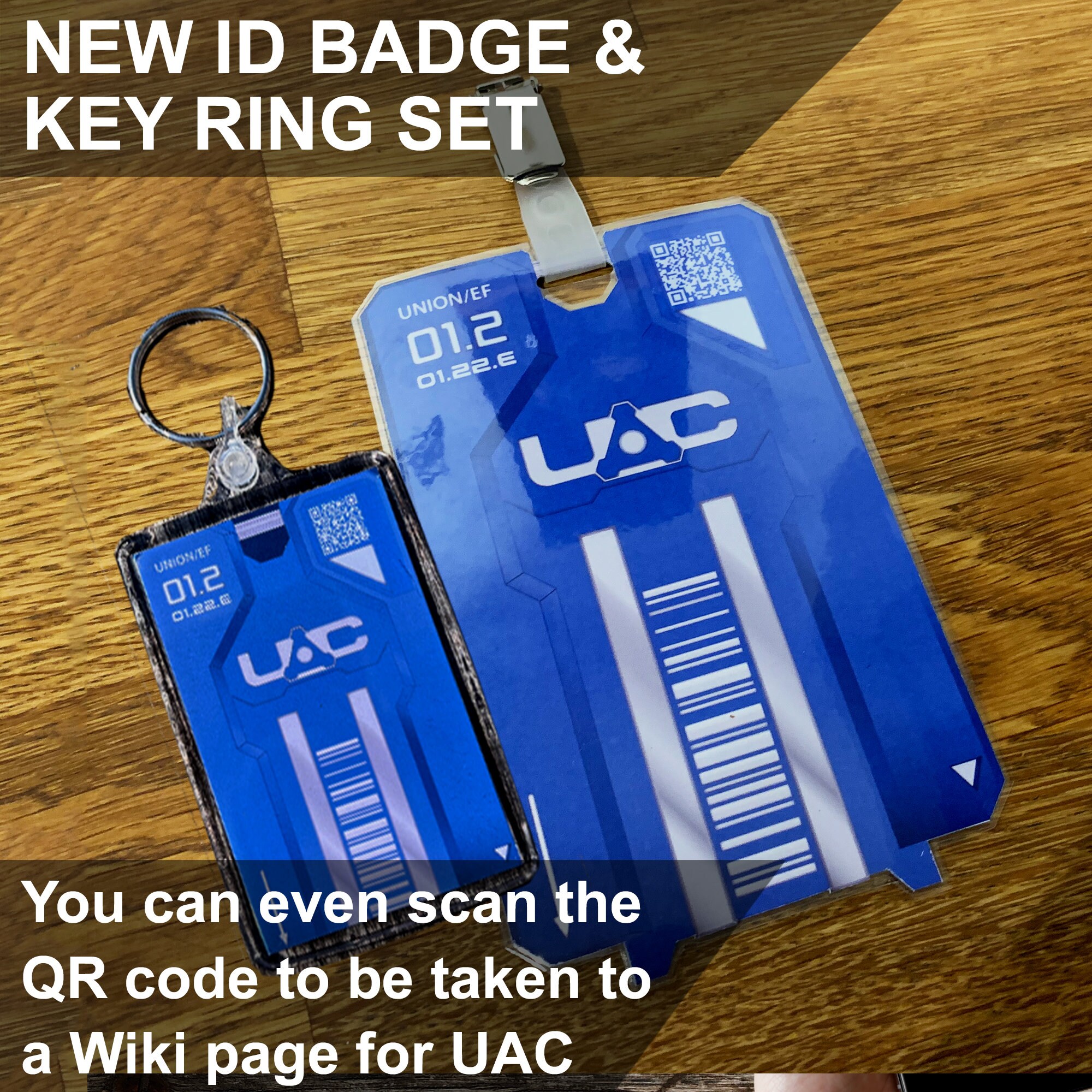 Cosplay Combo Pack Doom Eternal Key Card ID & Keyring Sets - Etsy UK