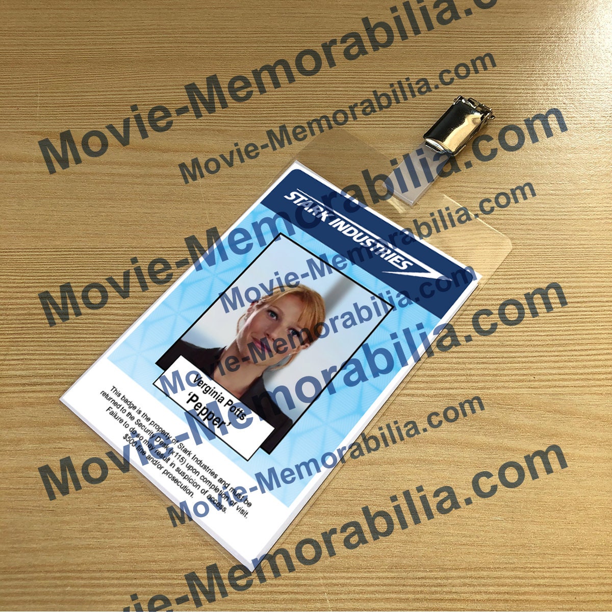 Cosplay Replica Iron Man Stark Industries ID Badge Tony Stark Free UK ...