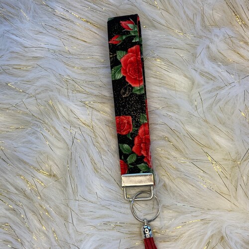Beaded Rose Key Fob Vintage Rose Key Fob Vintage Style - Etsy