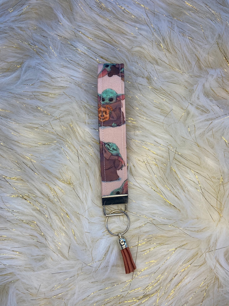 Baby Yoda Disney Food Key Fob - Etsy