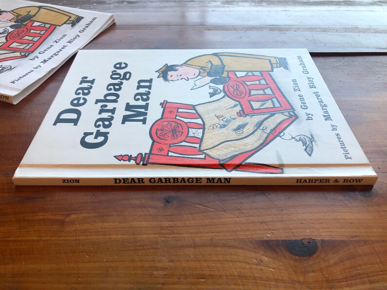 Dear Garbage Man Children's Book by Gene Zion and - Etsy