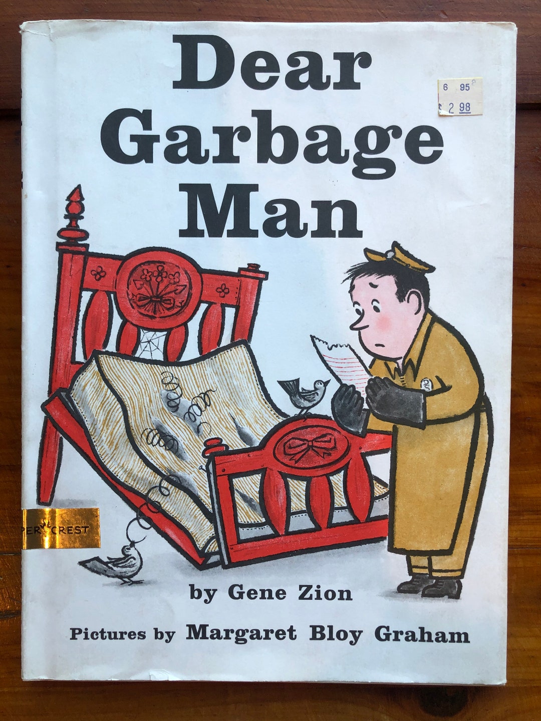 Dear Garbage Man Children's Book by Gene Zion and - Etsy