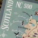 NC500 Illustrated Map Print of Scotland A3 - Etsy
