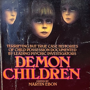 Demon Children by Martin Ebon vintage Occult Paperback - Etsy