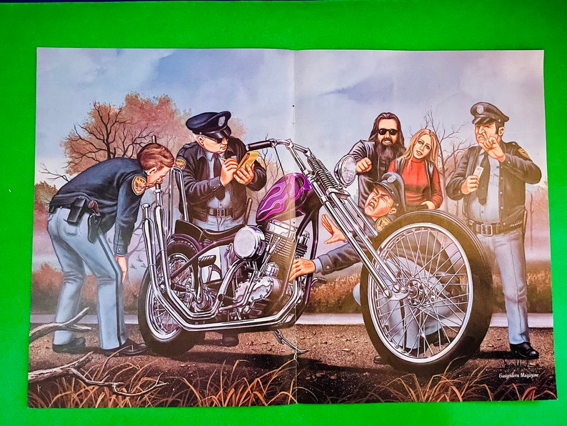 80s David Mann Biker Art Centerfolds: Part 1 vintage Outlaw Biker ...