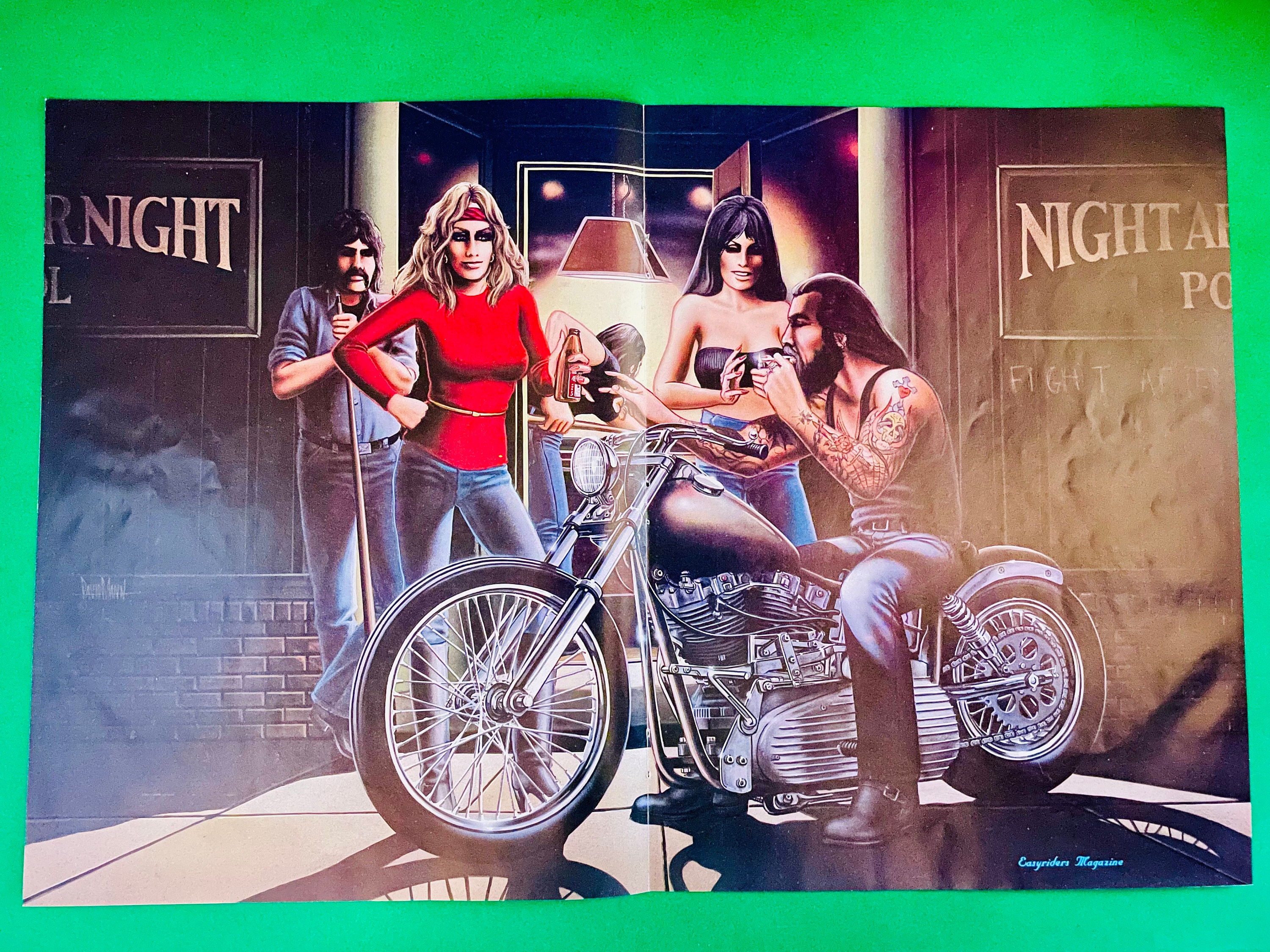 80’s David Mann Biker Art Centerfolds: Part 1 (vintage Outlaw Biker ...