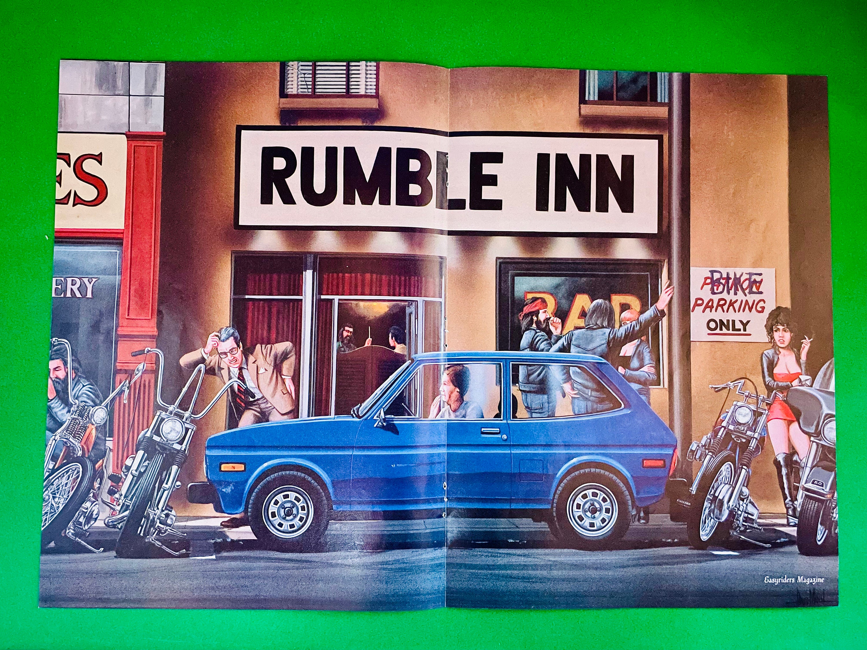 80s David Mann Biker Art Centerfolds: Part 1 vintage Outlaw Biker ...