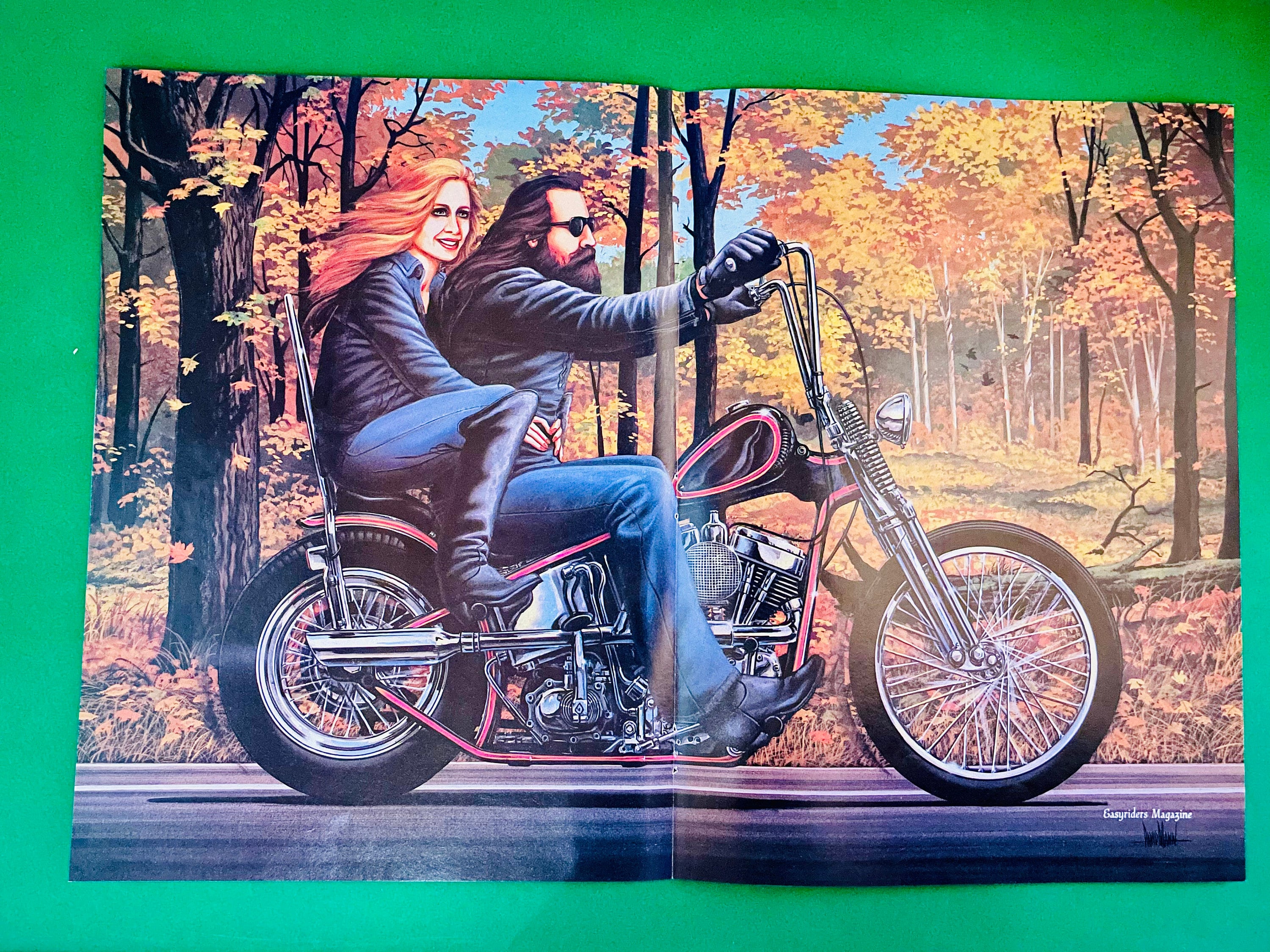 80’s David Mann Biker Art Centerfolds: Part 1 (vintage Outlaw Biker ...