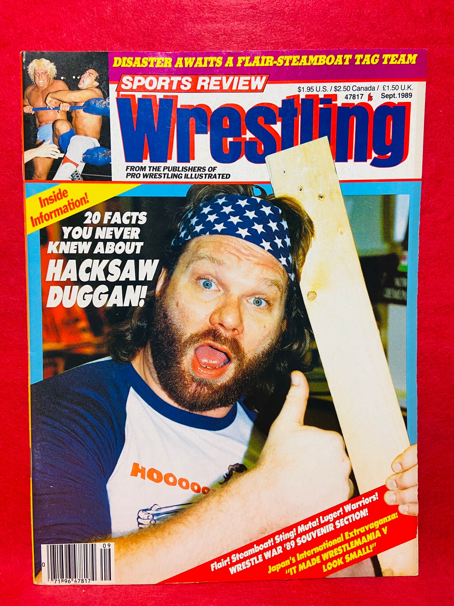 80’s Wrestling Sports Review Magazines (vintage 80’s Wrestling ...
