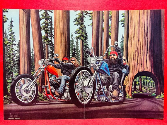 David Mann Biker Paintings