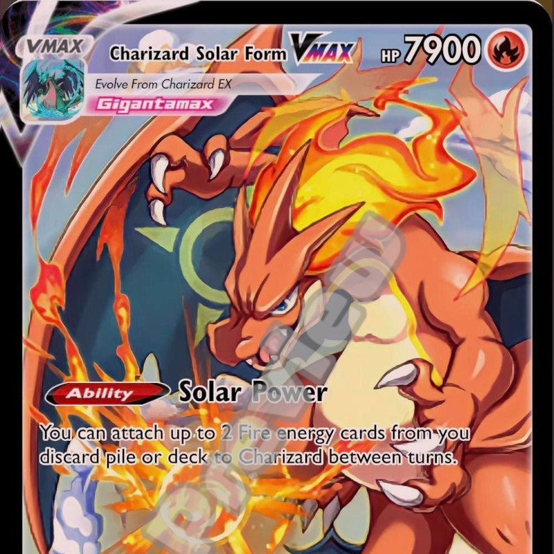 Charizard Vs Mewtwo Card - Etsy