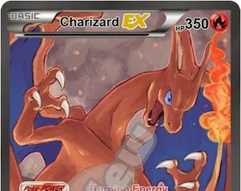 Ultra Charizard gx gmax vmax gigantamax ex pokemon card | Etsy