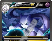 M Shadow Mewtwo Ex Pokemon Card - Etsy