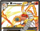 M Infernape Ex Gx Pokemon Card - Etsy