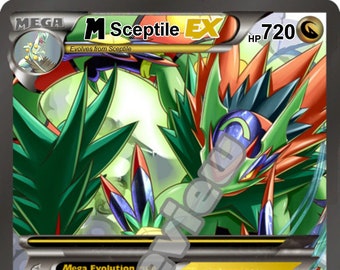 mega evolution sceptile card