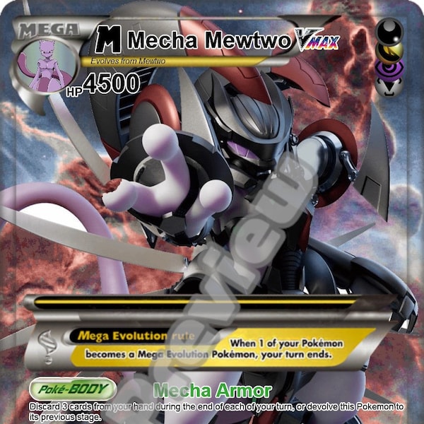 Mewtwo Vmax - Etsy