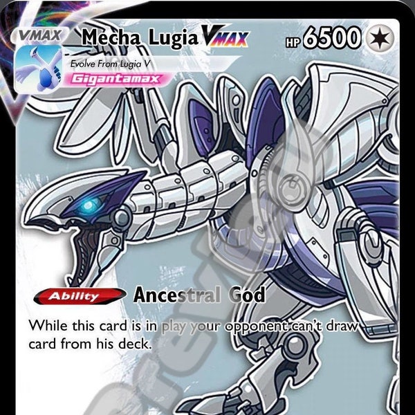 Shadow Lugia Gx Card - Etsy