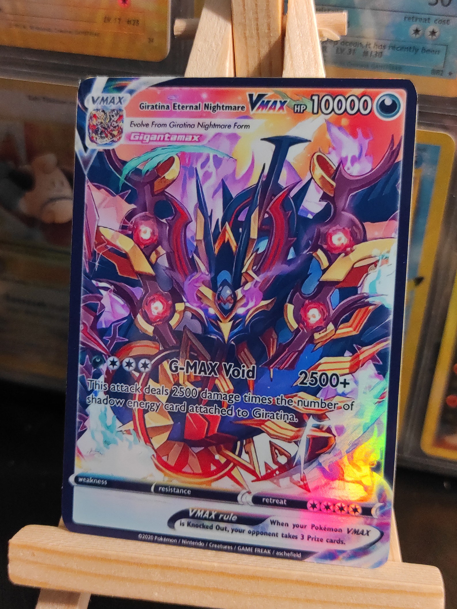 Giratina Eternal Nightmare VMAX - Etsy