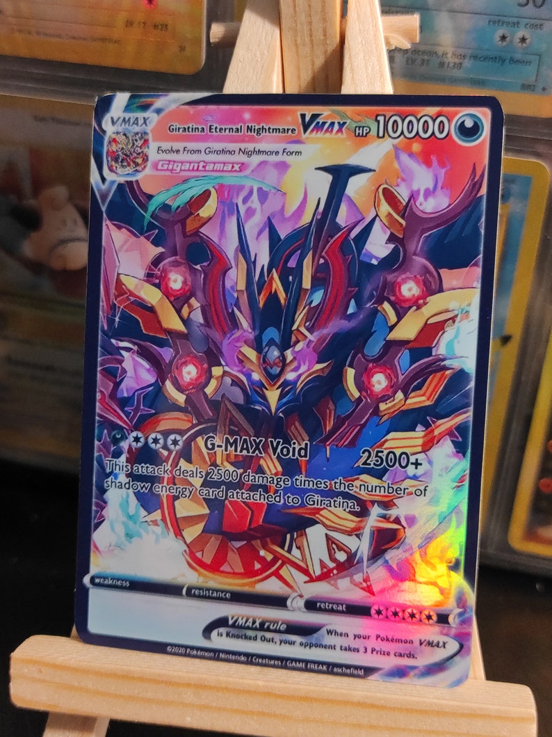 Giratina Eternal Nightmare VMAX - Etsy
