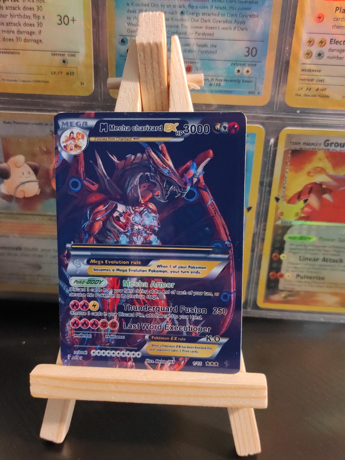 M Mecha Charizard Gx Gmax Vmax Gigantamax Ex Pokemon Card - Etsy