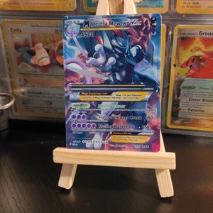 M Mecha Mewtwo VMAX Pokemon Card - Etsy
