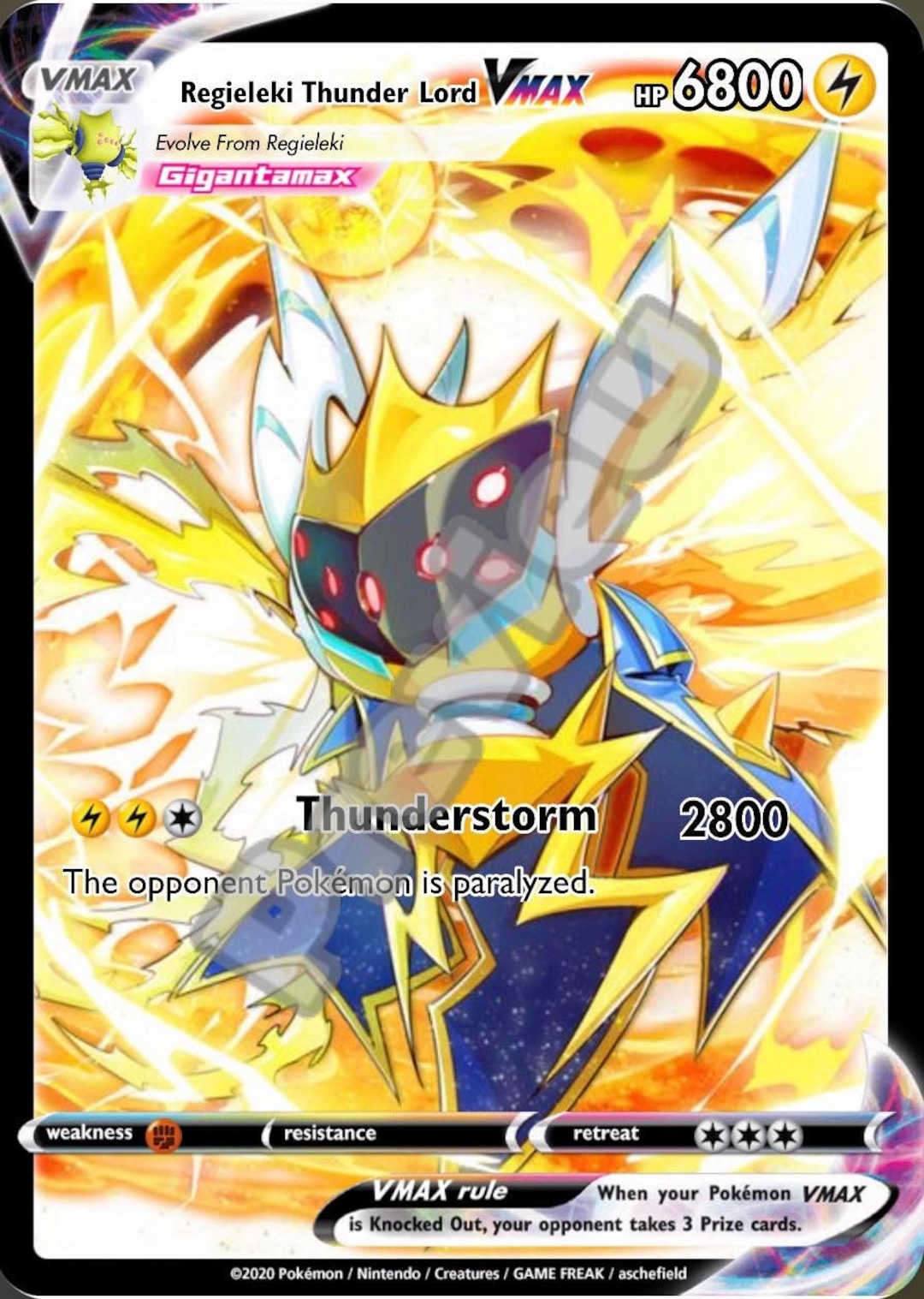 Regieleki Regigigas Regidrago Regirock Regice Vmax Gx Ex Vstar Ash ...