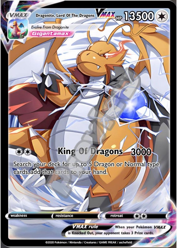 Dragonite Pokemon Card Dragon Type