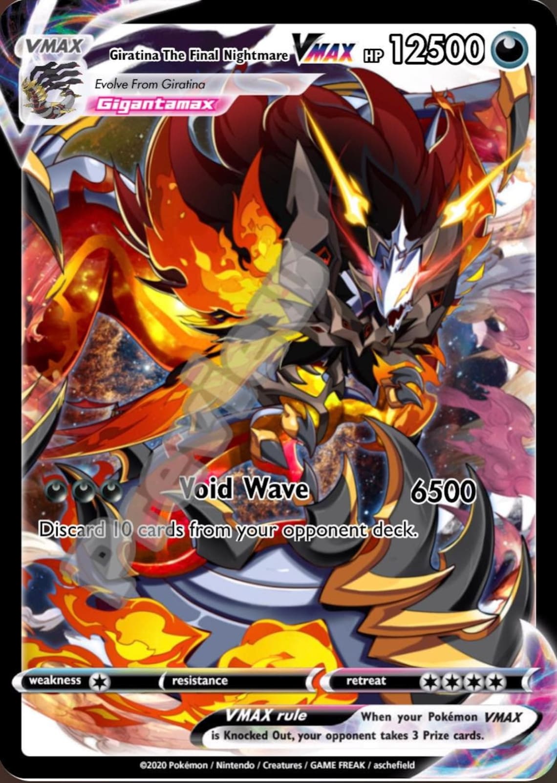 Giratina Vmax Gx Ex Vstar Ash Ketchum Gx Pokemon Card - Etsy