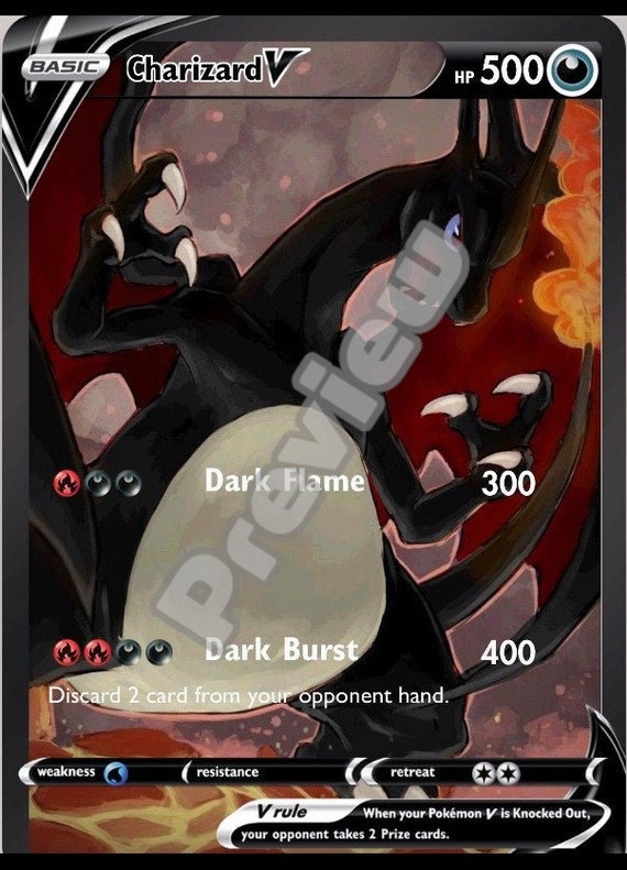 Charizard V Gx Vmax Pokemon Card | Etsy