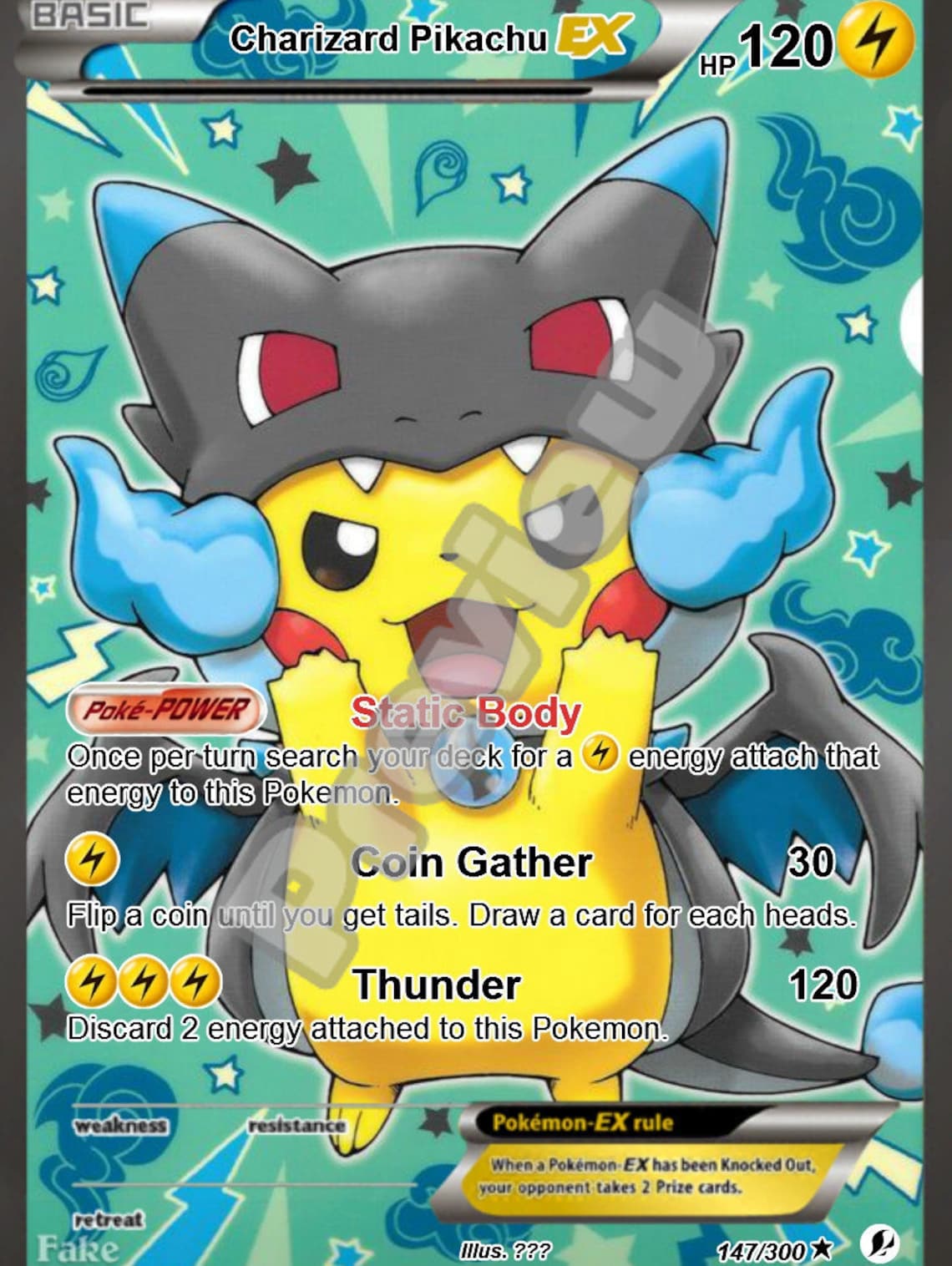 Charizard Pikachu Gx Gmax Vmax Gigantamax Ex Pokemon Card - Etsy