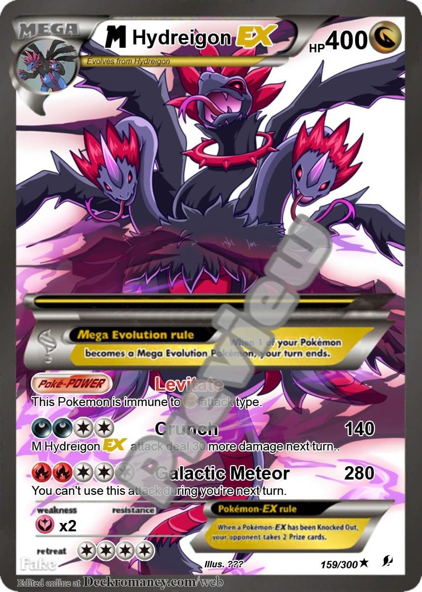 Mega Hydreigon Card