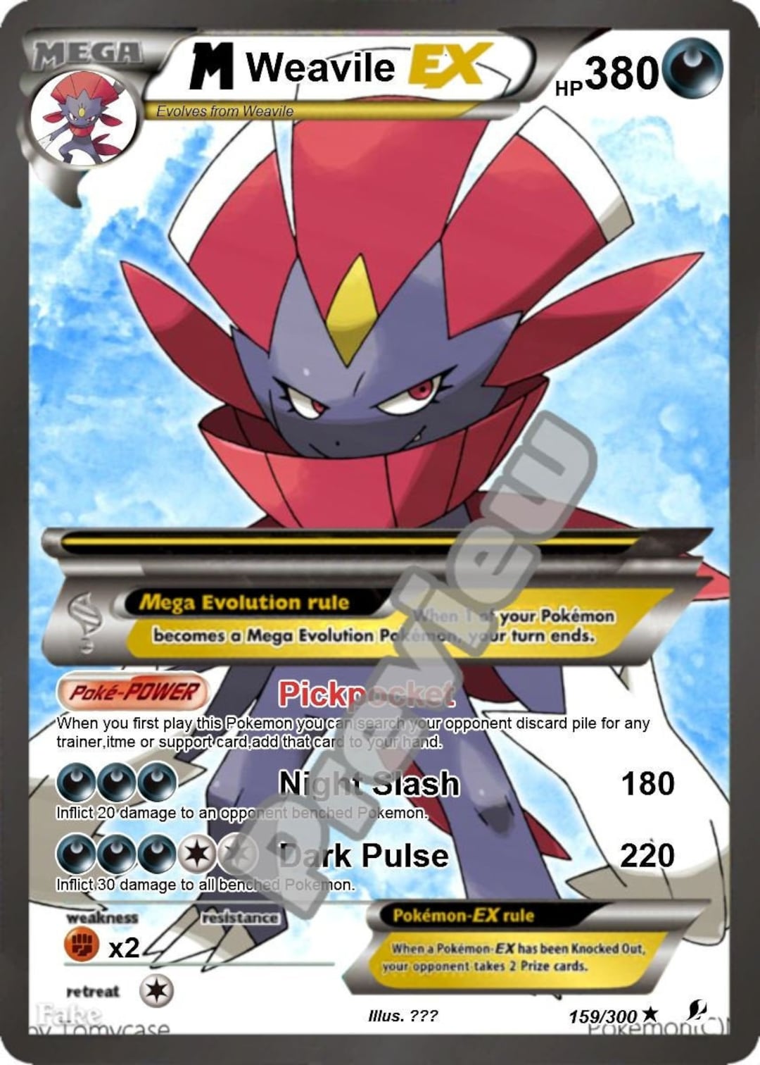 Pokemon Mega Weavile