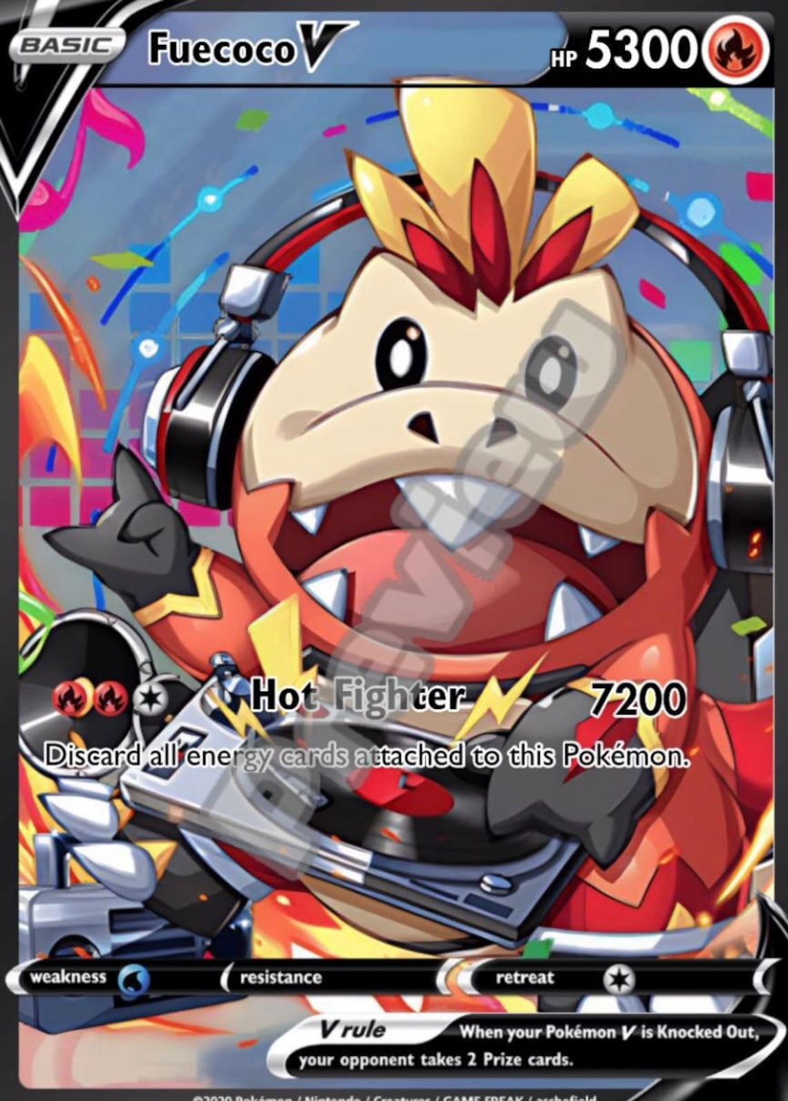 Fuecoco Vmax Gx Ex Vstar Gx Pokemon Card - Etsy