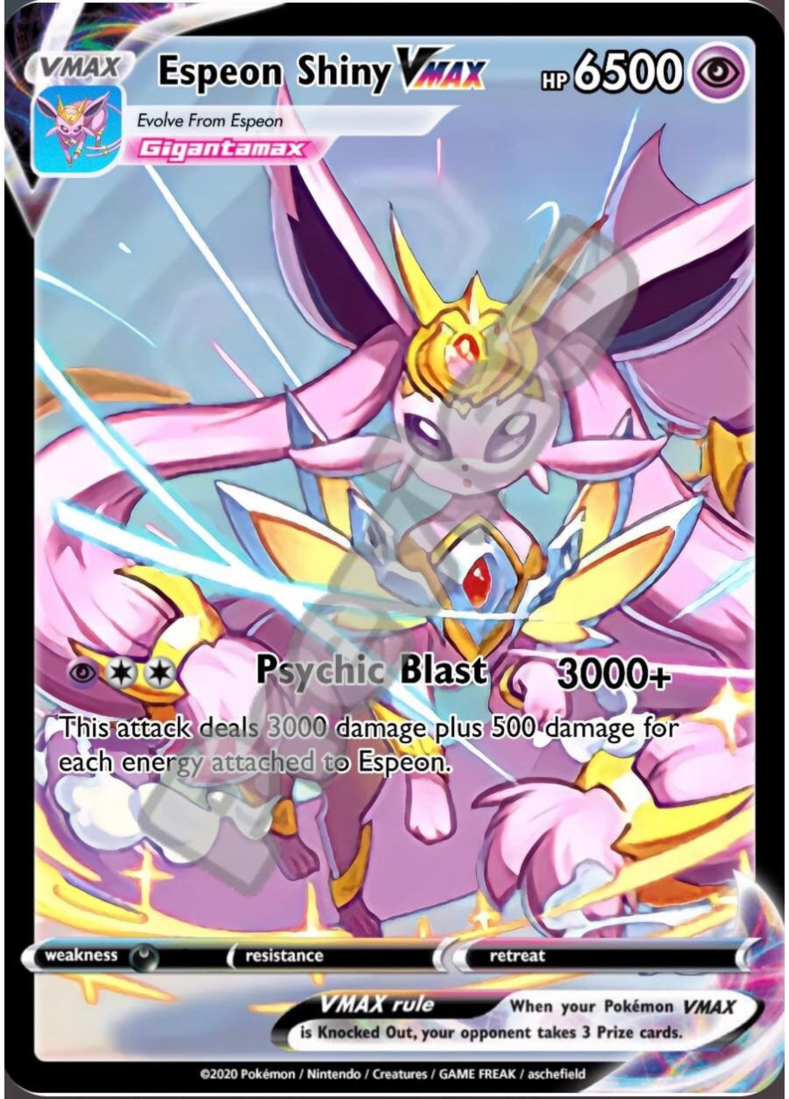 Espeon Sylveon Vmax Gx Ex Vstar Ash Ketchum Gx Pokemon Card - Etsy