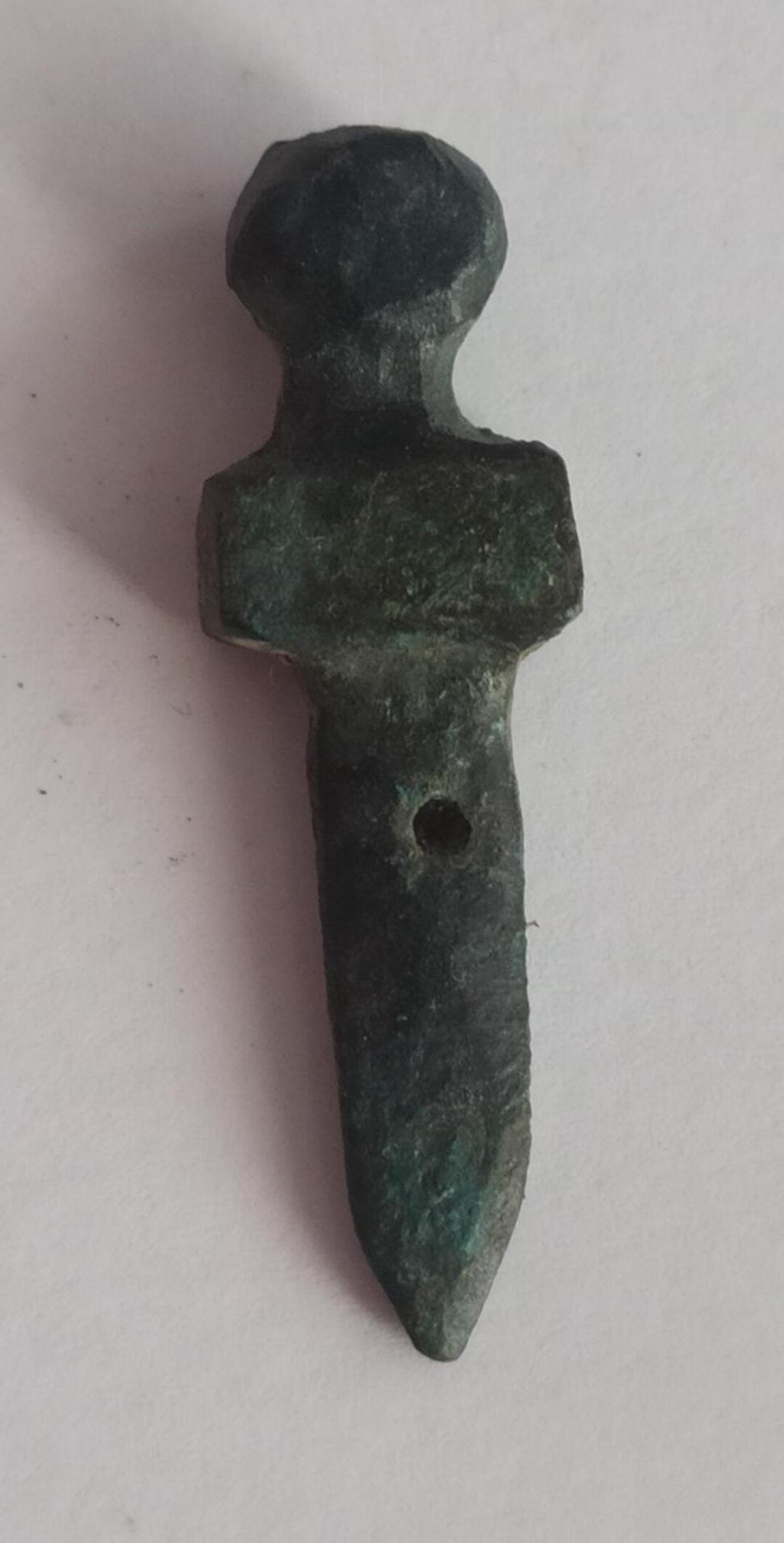 Rare Ancient Roman Bronze Miniature Gladius Sword Pendant 200-300 Ad. 3 ...