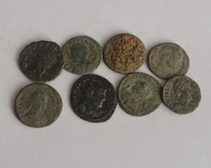 Lot of 8 Ancient Roman Bronze Coins II-V Century Ad - Etsy