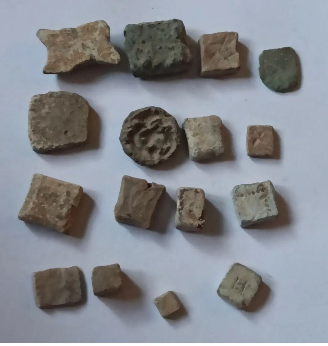 Group of 16 Early Byzantine Lead Weights Unit of Measurement ,,exaguia ...