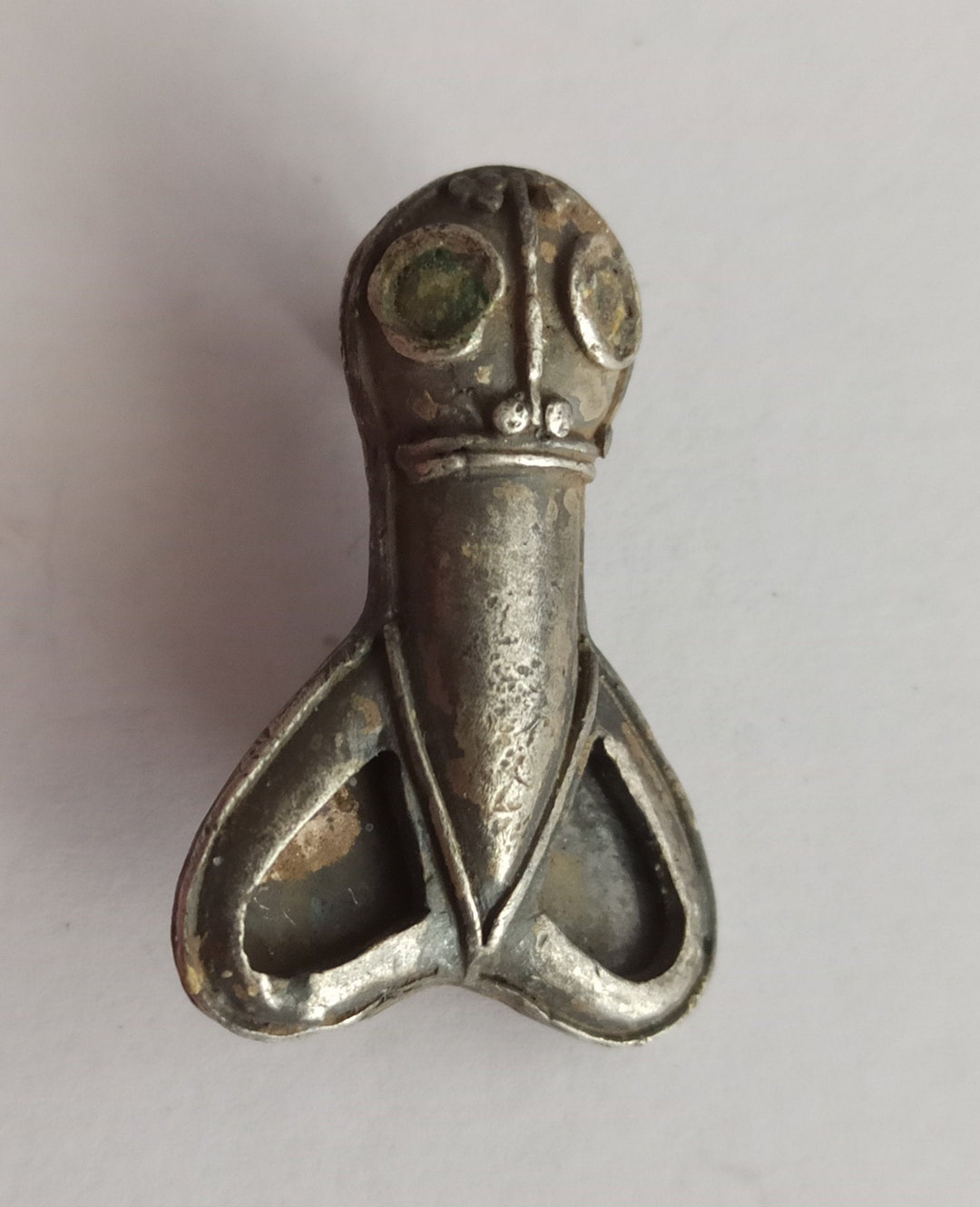 Rare Ancient Merovingian Silver Cicada Fibula brooch 500-700 Ad - Etsy