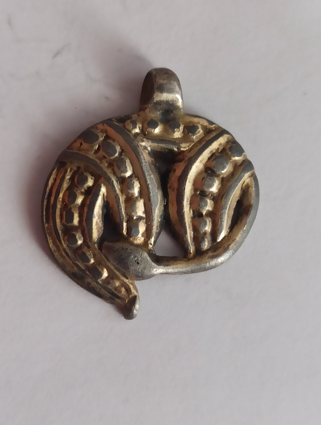 Rare Ancient Viking Silver Gilded Pendant With Snake 900-1100 Ad - Etsy